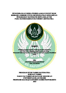 PENGEMBANGAN MEDIA PEMBELAJARAN POCKET BOOK BERBASIS ANDROID UNTUK MENINGKATKAN KEMAMPUAN ...